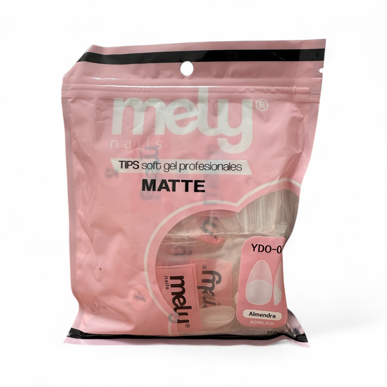 mely tips soft gel 504 pcs almendra acrilico matte mely - Labisol Arg ...